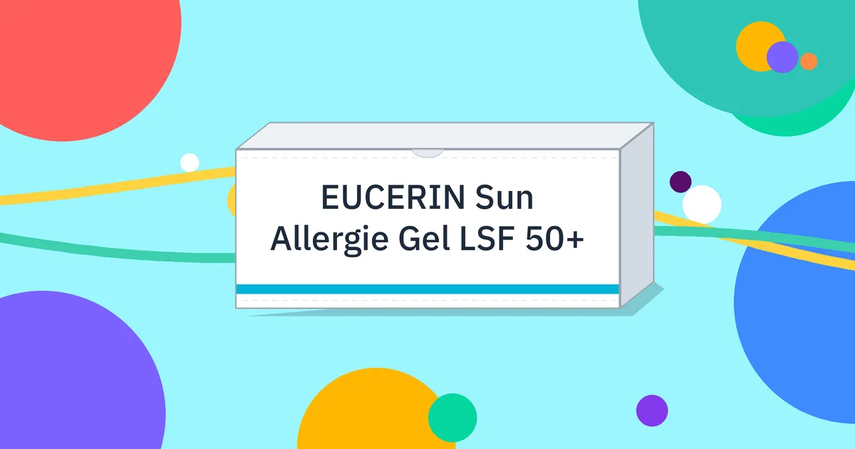 Symbolbild: Packung mit der Aufschrift EUCERIN Sun Allergie Gel LSF 50+ (PZN 20044560) – Verfügbarkeit und Bezug in Apotheken in Frankfurt am Main