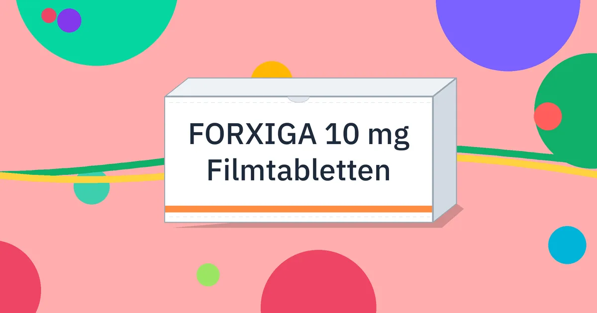 Symbolbild: Packung mit der Aufschrift FORXIGA 10 mg Filmtabletten (PZN 20522982) – Verfügbarkeit und Bezug in Apotheken in Frankfurt am Main
