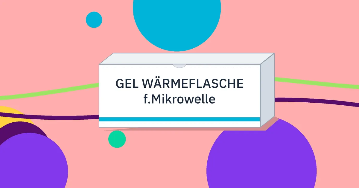 Symbolbild: Packung mit der Aufschrift GEL WÄRMEFLASCHE f.Mikrowelle (PZN 16734299) – Verfügbarkeit und Bezug in Apotheken in Frankfurt am Main