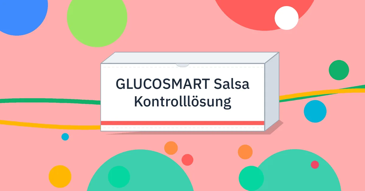 Symbolbild: Packung mit der Aufschrift GLUCOSMART Salsa Kontrolllösung (PZN 12366775) – Verfügbarkeit und Bezug in Apotheken in Frankfurt am Main