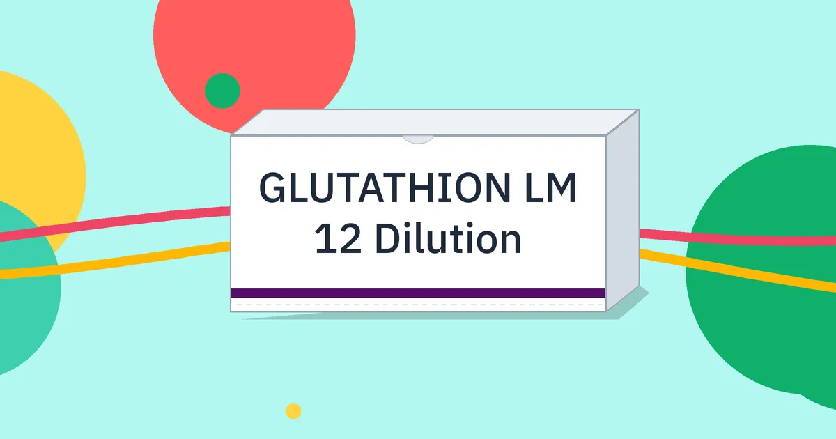 Symbolbild: Packung mit der Aufschrift GLUTATHION LM 12 Dilution (PZN 12879871) – Verfügbarkeit und Bezug in Apotheken in Frankfurt am Main