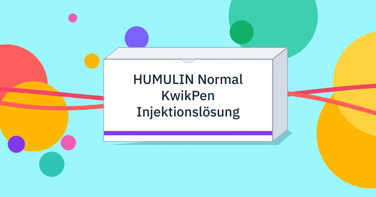 Symbolbild: Packung mit der Aufschrift HUMULIN Normal KwikPen Injektionslösung (PZN 13588839) – Verfügbarkeit und Bezug in Apotheken in Frankfurt am Main