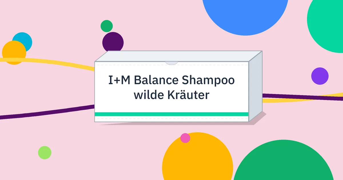 Symbolbild: Packung mit der Aufschrift I+M Balance Shampoo wilde Kräuter (PZN 07240983) – Verfügbarkeit und Bezug in Apotheken in Frankfurt am Main