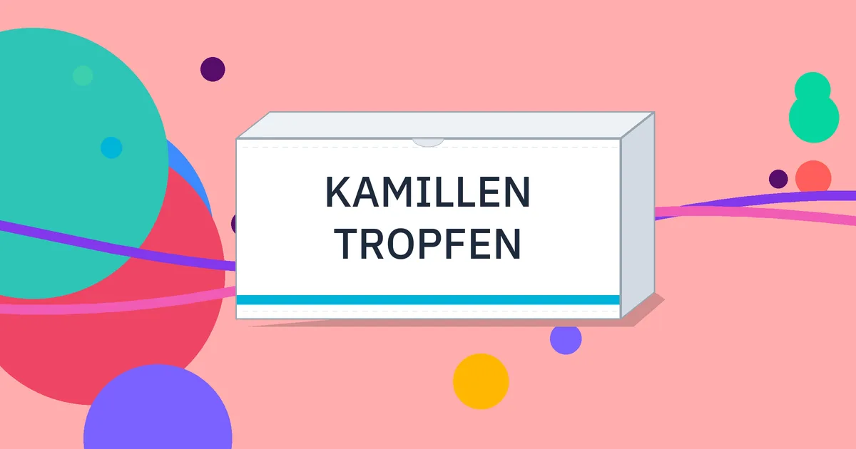 Symbolbild: Packung mit der Aufschrift KAMILLEN TROPFEN (PZN 14281675) – Verfügbarkeit und Bezug in Apotheken in Frankfurt am Main