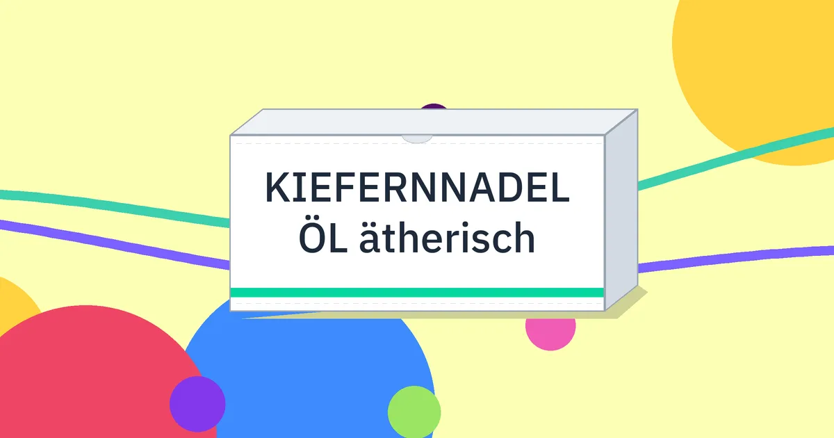 Symbolbild: Packung mit der Aufschrift KIEFERNNADEL ÖL ätherisch (PZN 01222033) – Verfügbarkeit und Bezug in Apotheken in Frankfurt am Main