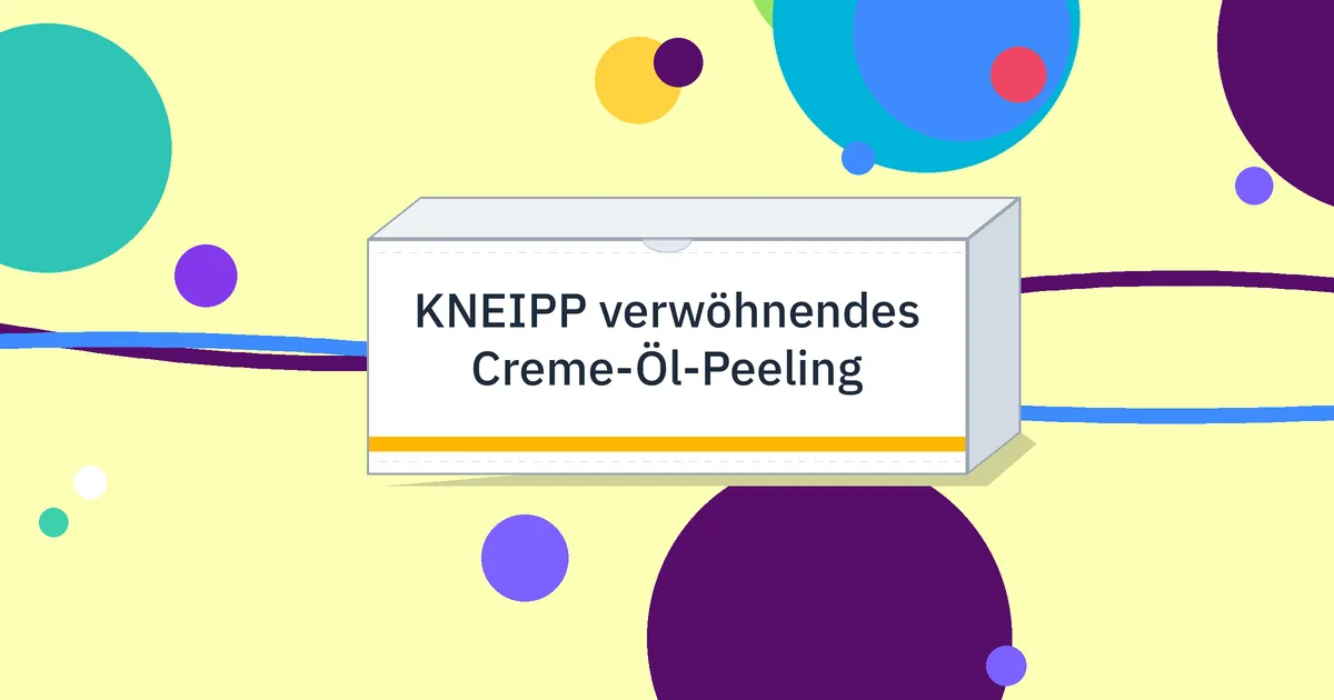 Symbolbild: Packung mit der Aufschrift KNEIPP verwöhnendes Creme-Öl-Peeling (PZN 14190429) – Verfügbarkeit und Bezug in Apotheken in Frankfurt am Main