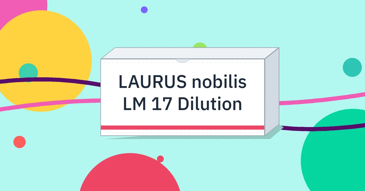 Symbolbild: Packung mit der Aufschrift LAURUS nobilis LM 17 Dilution (PZN 13524578) – Verfügbarkeit und Bezug in Apotheken in Frankfurt am Main