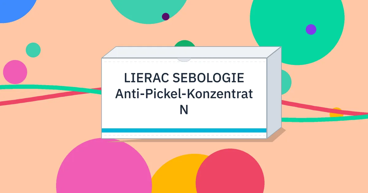 Symbolbild: Packung mit der Aufschrift LIERAC SEBOLOGIE Anti-Pickel-Konzentrat N (PZN 14042798) – Verfügbarkeit und Bezug in Apotheken in Frankfurt am Main