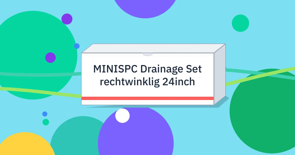 Symbolbild: Packung mit der Aufschrift MINISPC Drainage Set rechtwinklig 24inch (PZN 20822626) – Verfügbarkeit und Bezug in Apotheken in Frankfurt am Main