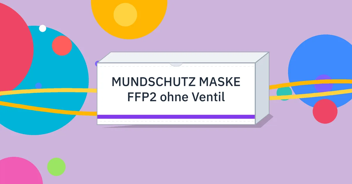 Symbolbild: Packung mit der Aufschrift MUNDSCHUTZ MASKE FFP2 ohne Ventil (PZN 16858104) – Verfügbarkeit und Bezug in Apotheken in Frankfurt am Main