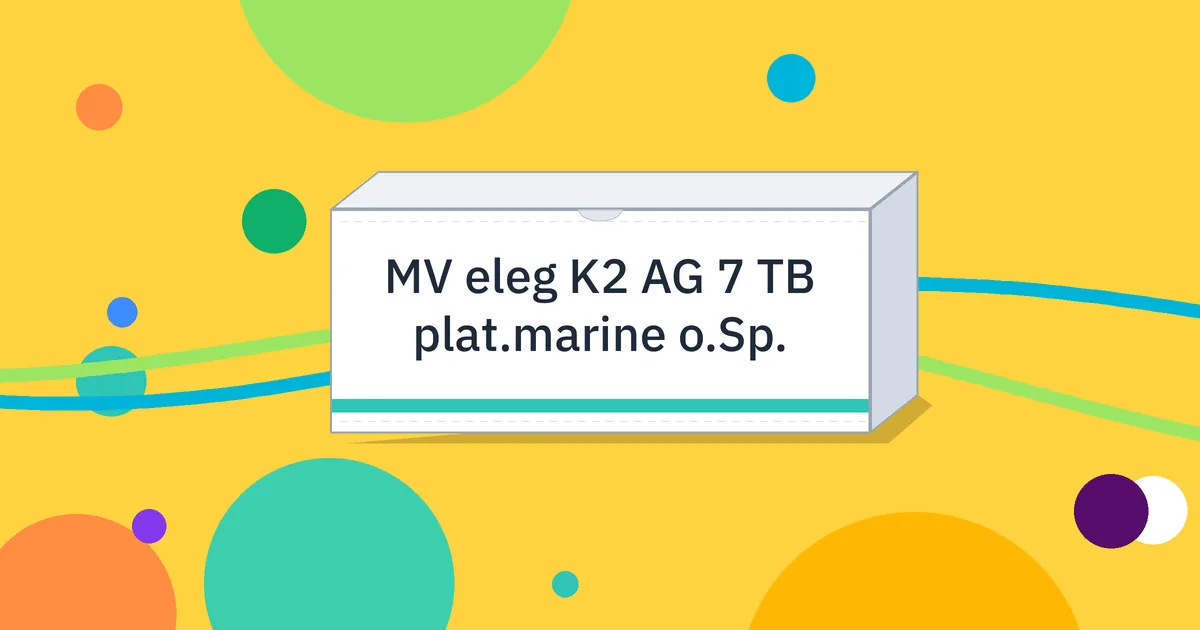 Symbolbild: Packung mit der Aufschrift MV eleg K2 AG 7 TB plat.marine o.Sp. (PZN 15283860) – Verfügbarkeit und Bezug in Apotheken in Frankfurt am Main