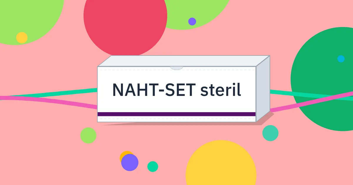 Symbolbild: Packung mit der Aufschrift NAHT-SET steril (PZN 12905083) – Verfügbarkeit und Bezug in Apotheken in Frankfurt am Main
