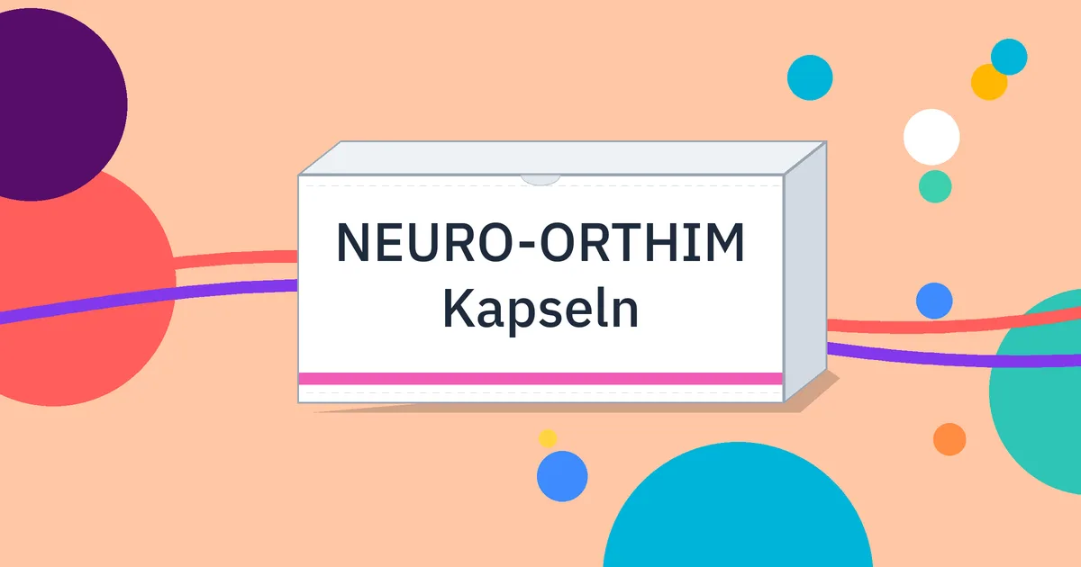 Symbolbild: Packung mit der Aufschrift NEURO-ORTHIM Kapseln (PZN 15383283) – Verfügbarkeit und Bezug in Apotheken in Frankfurt am Main