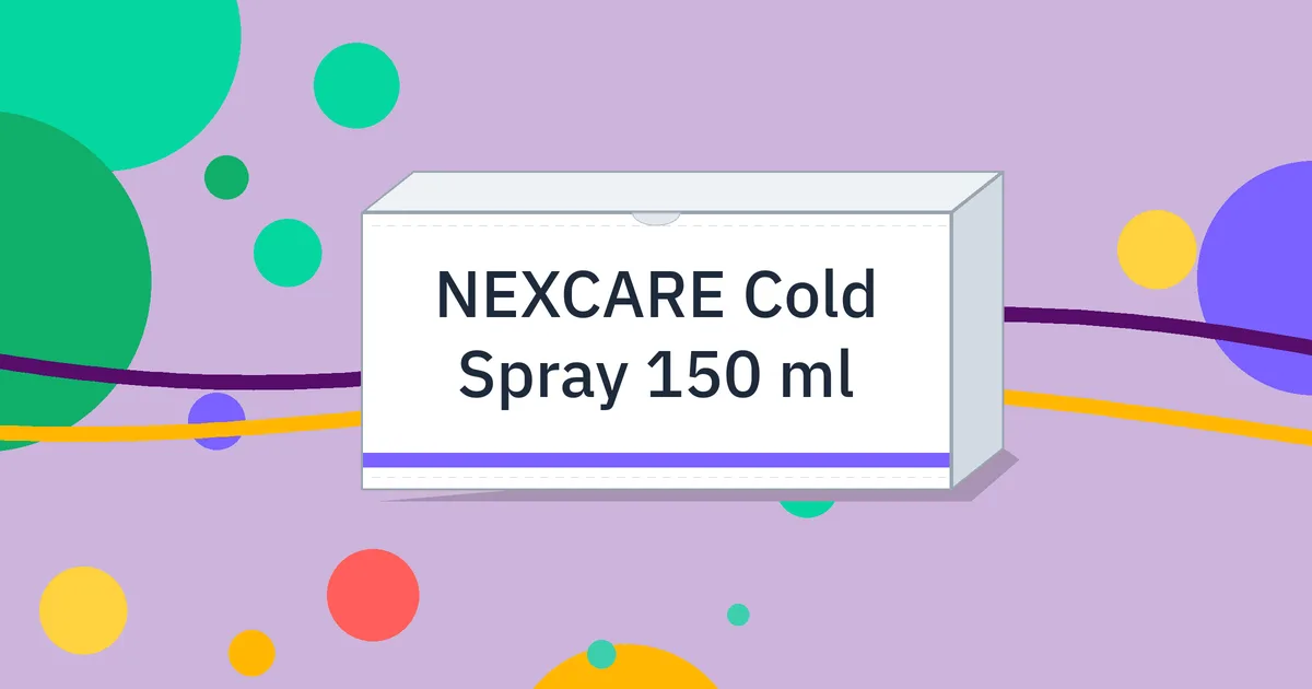 Symbolbild: Packung mit der Aufschrift NEXCARE Cold Spray 150 ml (PZN 13902796) – Verfügbarkeit und Bezug in Apotheken in Frankfurt am Main