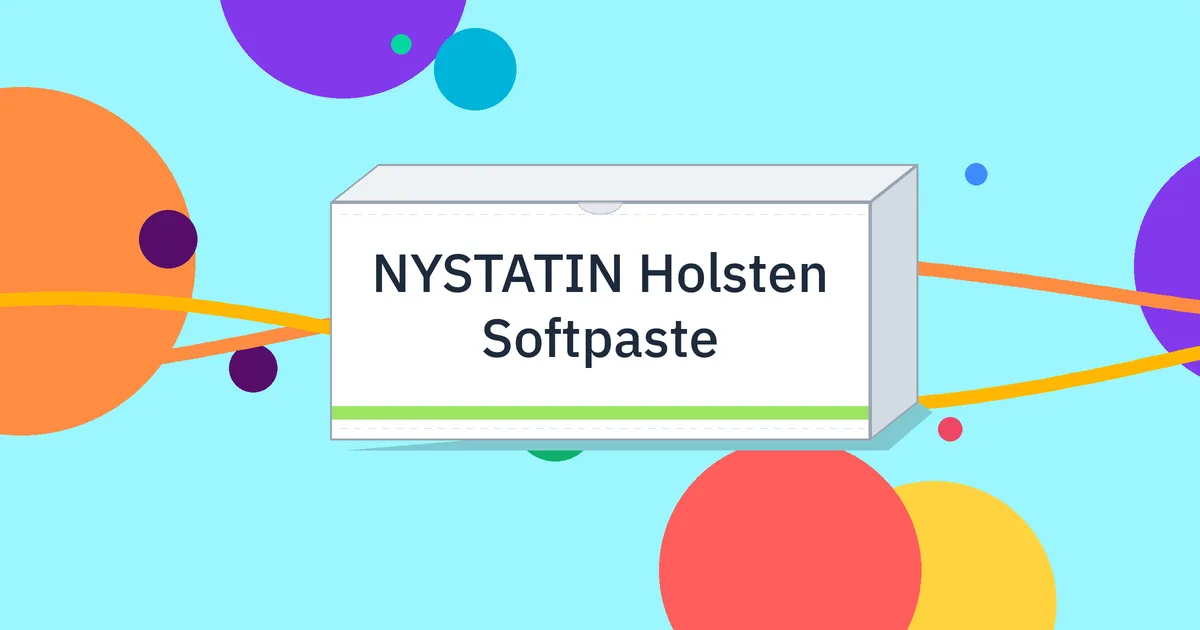 Symbolbild: Packung mit der Aufschrift NYSTATIN Holsten Softpaste (PZN 12855103) – Verfügbarkeit und Bezug in Apotheken in Frankfurt am Main