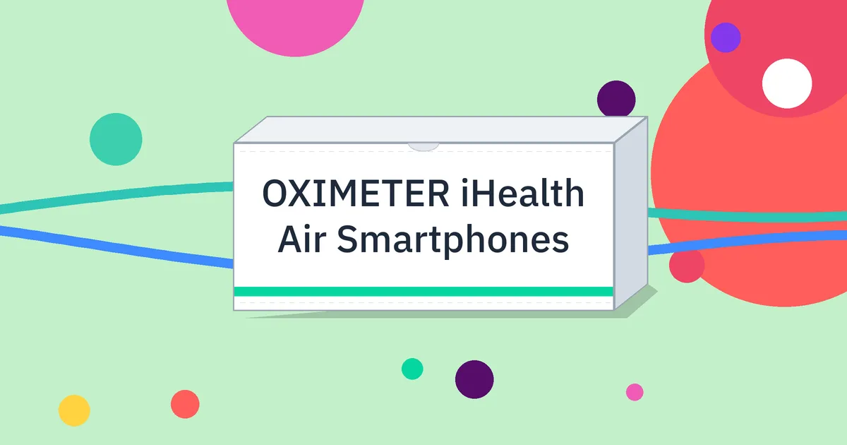 Symbolbild: Packung mit der Aufschrift OXIMETER iHealth Air Smartphones (PZN 16911459) – Verfügbarkeit und Bezug in Apotheken in Frankfurt am Main