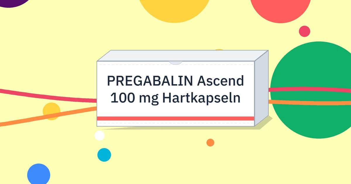 Symbolbild: Packung mit der Aufschrift PREGABALIN Ascend 100 mg Hartkapseln (PZN 16042354) – Verfügbarkeit und Bezug in Apotheken in Frankfurt am Main
