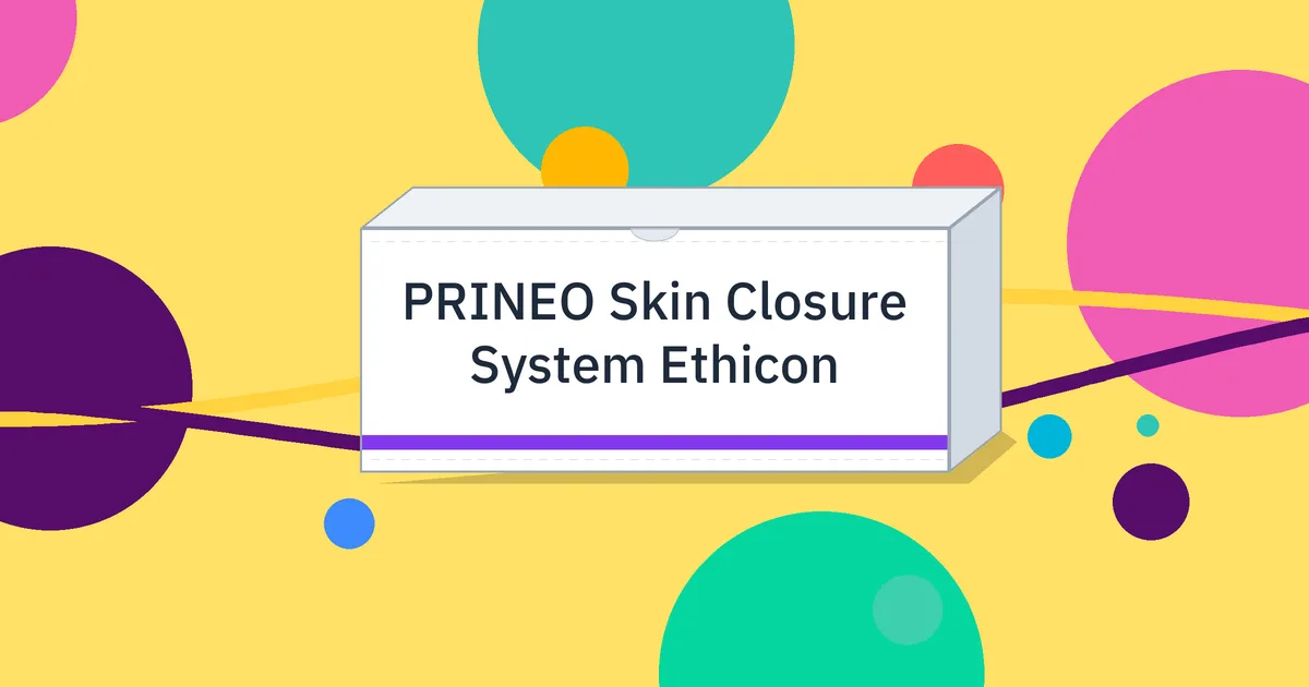 Symbolbild: Packung mit der Aufschrift PRINEO Skin Closure System Ethicon (PZN 20913599) – Verfügbarkeit und Bezug in Apotheken in Frankfurt am Main