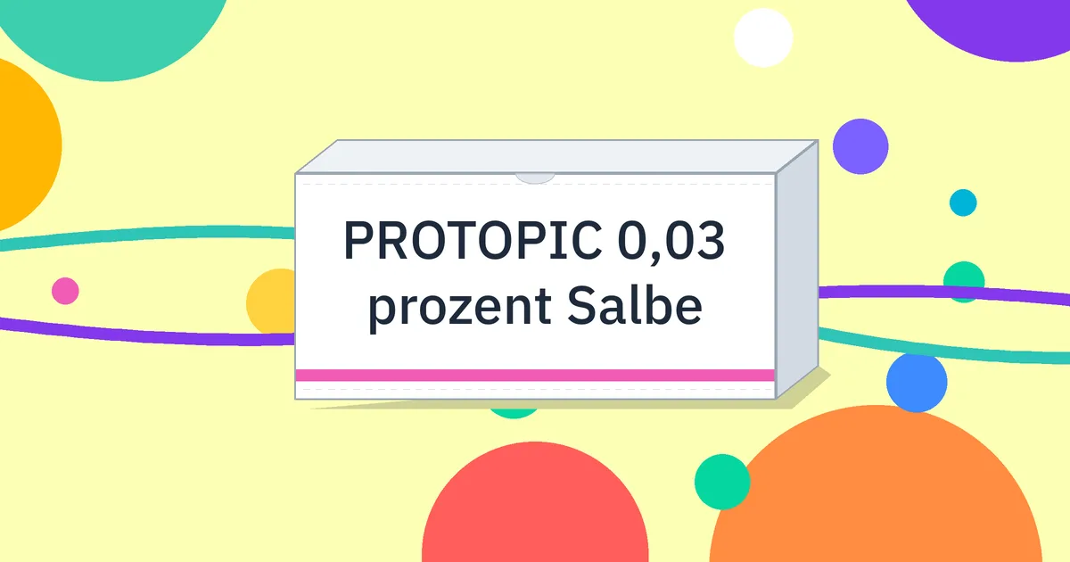 Symbolbild: Packung mit der Aufschrift PROTOPIC 0,03 prozent Salbe (PZN 03471852) – Verfügbarkeit und Bezug in Apotheken in Frankfurt am Main