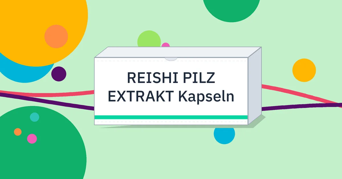Symbolbild: Packung mit der Aufschrift REISHI PILZ EXTRAKT Kapseln (PZN 11615437) – Verfügbarkeit und Bezug in Apotheken in Frankfurt am Main