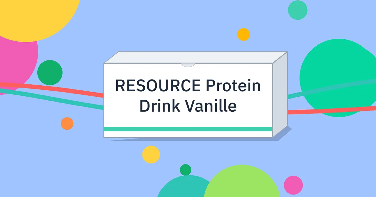 Symbolbild: Packung mit der Aufschrift RESOURCE Protein Drink Vanille (PZN 19750962) – Verfügbarkeit und Bezug in Apotheken in Frankfurt am Main
