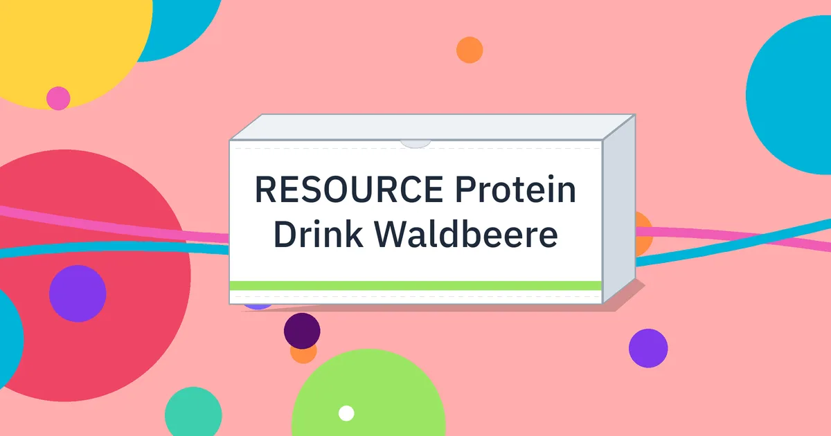 Symbolbild: Packung mit der Aufschrift RESOURCE Protein Drink Waldbeere (PZN 20323053) – Verfügbarkeit und Bezug in Apotheken in Frankfurt am Main