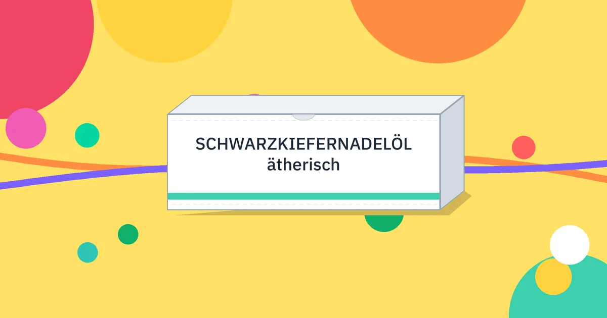 Symbolbild: Packung mit der Aufschrift SCHWARZKIEFERNADELÖL ätherisch (PZN 17157622) – Verfügbarkeit und Bezug in Apotheken in Frankfurt am Main