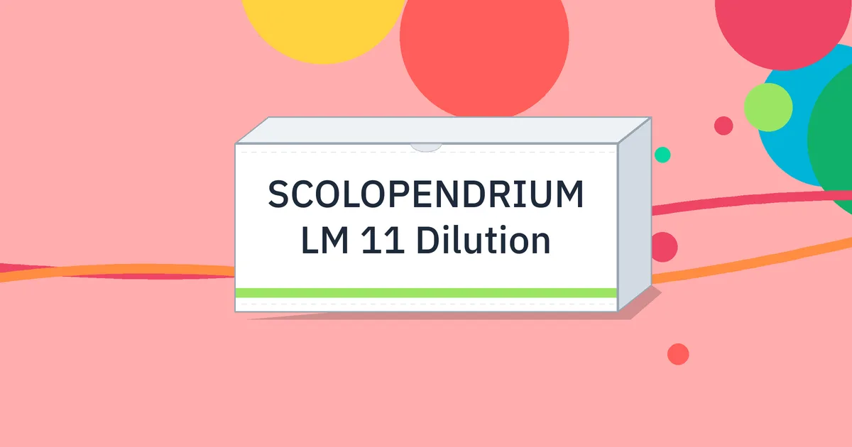 Symbolbild: Packung mit der Aufschrift SCOLOPENDRIUM LM 11 Dilution (PZN 13690176) – Verfügbarkeit und Bezug in Apotheken in Frankfurt am Main