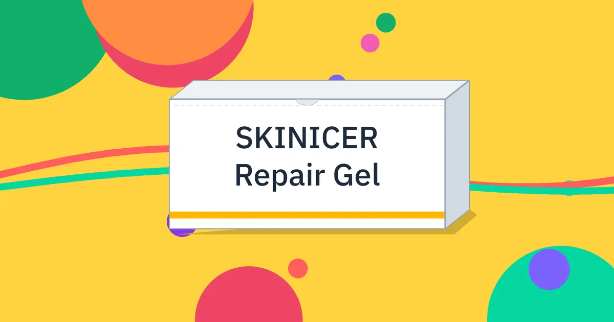 Symbolbild: Packung mit der Aufschrift SKINICER Repair Gel (PZN 12427778) – Verfügbarkeit und Bezug in Apotheken in Frankfurt am Main
