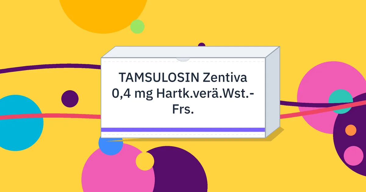 Symbolbild: Packung mit der Aufschrift TAMSULOSIN Zentiva 0,4 mg Hartk.verä.Wst.-Frs. (PZN 14169949) – Verfügbarkeit und Bezug in Apotheken in Frankfurt am Main