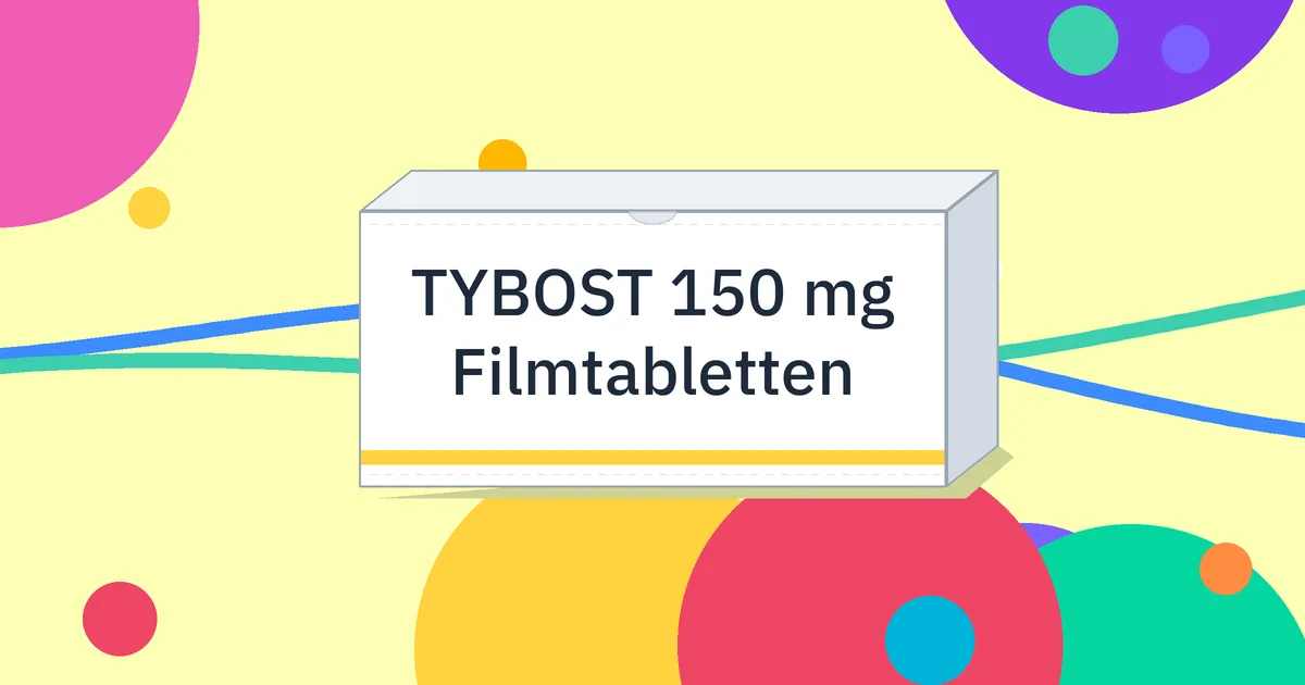 Symbolbild: Packung mit der Aufschrift TYBOST 150 mg Filmtabletten (PZN 10101995) – Verfügbarkeit und Bezug in Apotheken in Frankfurt am Main