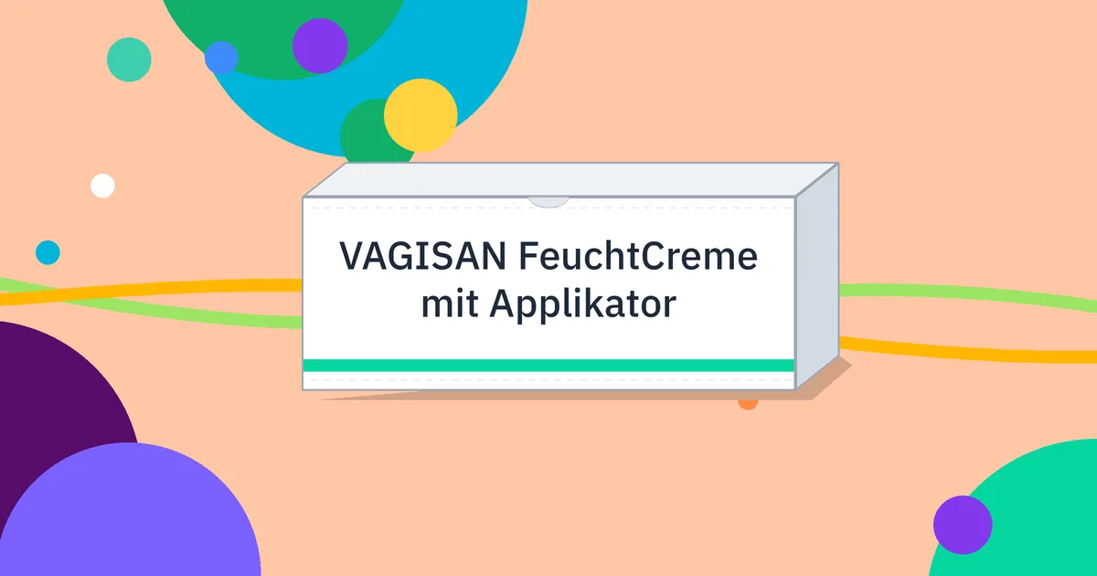Symbolbild: Packung mit der Aufschrift VAGISAN FeuchtCreme mit Applikator (PZN 06786786) – Verfügbarkeit und Bezug in Apotheken in Frankfurt am Main