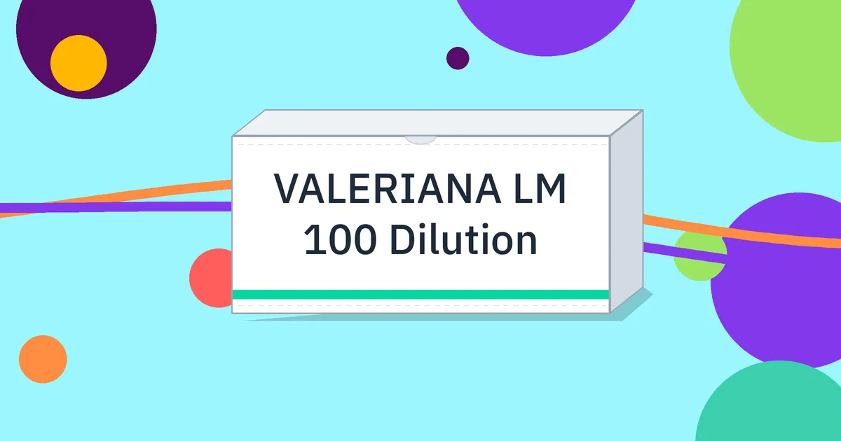 Symbolbild: Packung mit der Aufschrift VALERIANA LM 100 Dilution (PZN 13262196) – Verfügbarkeit und Bezug in Apotheken in Frankfurt am Main