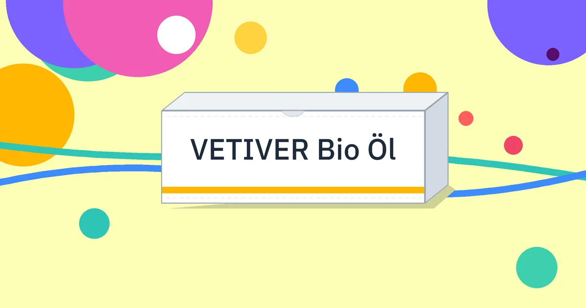Symbolbild: Packung mit der Aufschrift VETIVER Bio Öl (PZN 07508977) – Verfügbarkeit und Bezug in Apotheken in Frankfurt am Main
