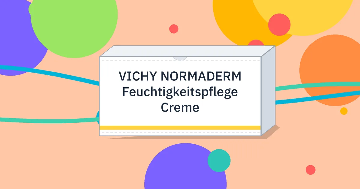 Symbolbild: Packung mit der Aufschrift VICHY NORMADERM Feuchtigkeitspflege Creme (PZN 01719928) – Verfügbarkeit und Bezug in Apotheken in Frankfurt am Main