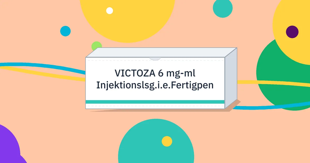 Symbolbild: Packung mit der Aufschrift VICTOZA 6 mg-ml Injektionslsg.i.e.Fertigpen (PZN 19215364) – Verfügbarkeit und Bezug in Apotheken in Frankfurt am Main