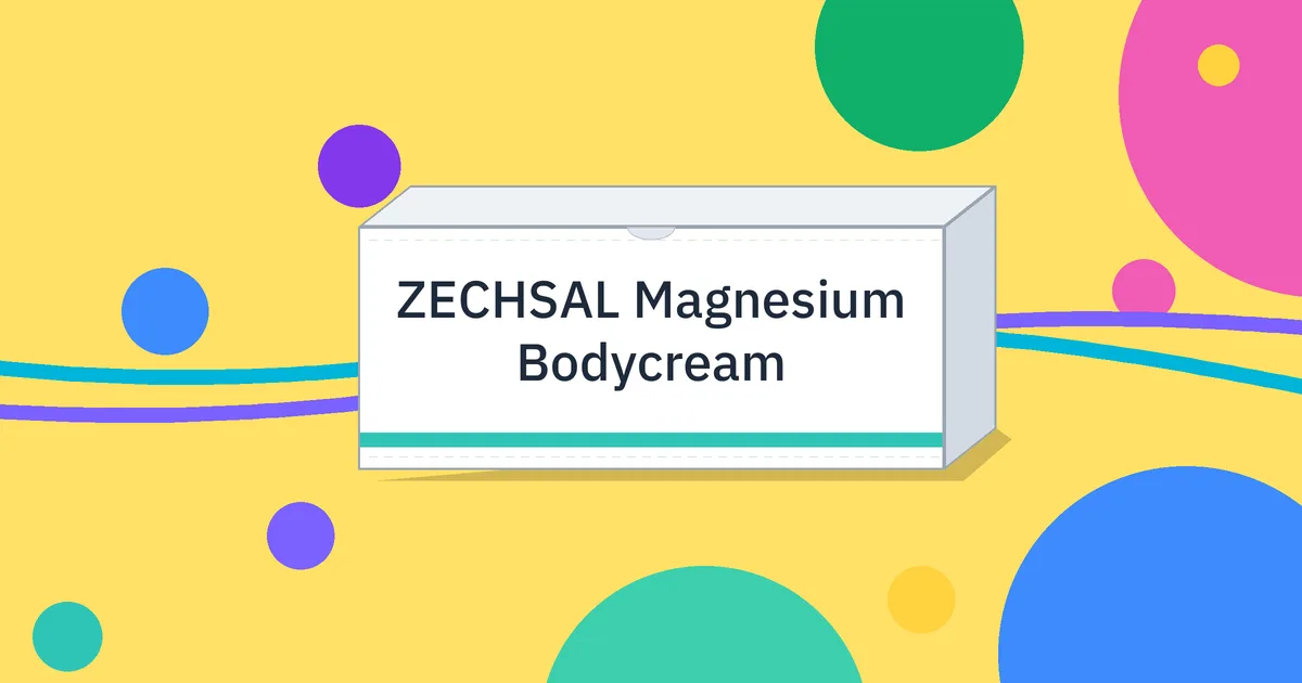 Symbolbild: Packung mit der Aufschrift ZECHSAL Magnesium Bodycream (PZN 16235811) – Verfügbarkeit und Bezug in Apotheken in Frankfurt am Main