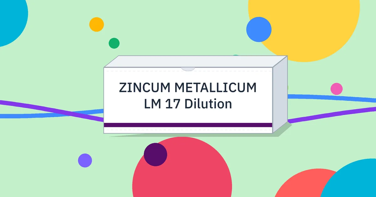 Symbolbild: Packung mit der Aufschrift ZINCUM METALLICUM LM 17 Dilution (PZN 13294925) – Verfügbarkeit und Bezug in Apotheken in Frankfurt am Main