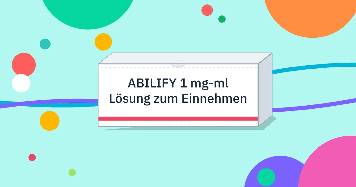 Symbolbild: Packung mit der Aufschrift ABILIFY 1 mg-ml Lösung zum Einnehmen (PZN 10005033) – Verfügbarkeit und Bezug in Apotheken in Frankfurt am Main