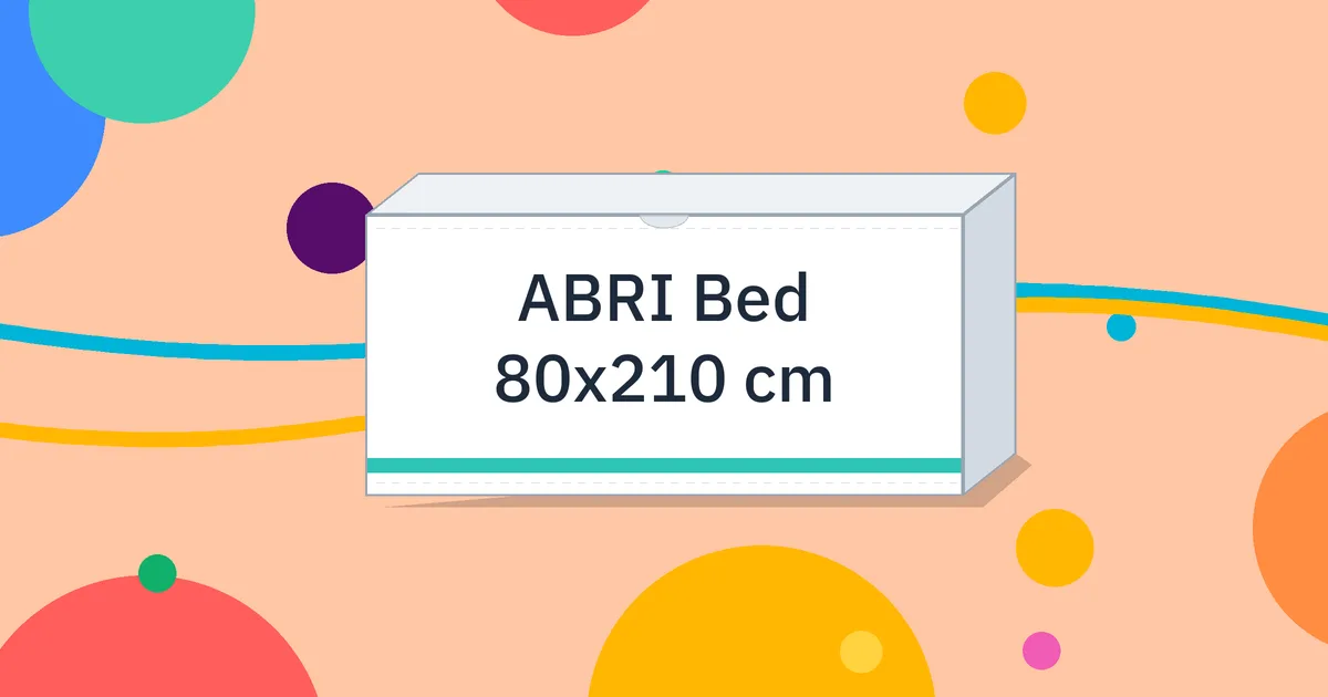Symbolbild: Packung mit der Aufschrift ABRI Bed 80x210 cm (PZN 09201929) – Verfügbarkeit und Bezug in Apotheken in Frankfurt am Main