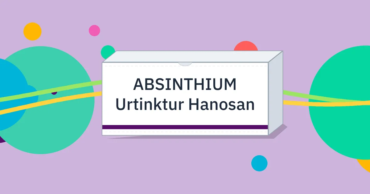 Symbolbild: Packung mit der Aufschrift ABSINTHIUM Urtinktur Hanosan (PZN 07430991) – Verfügbarkeit und Bezug in Apotheken in Frankfurt am Main