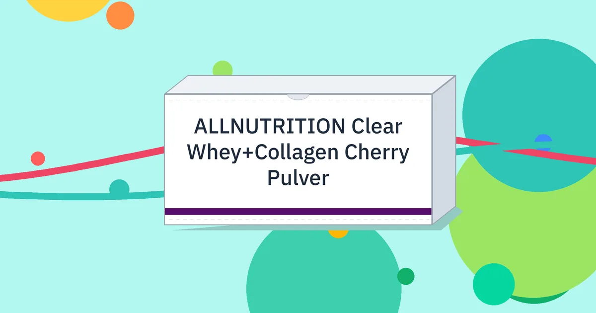 Symbolbild: Packung mit der Aufschrift ALLNUTRITION Clear Whey+Collagen Cherry Pulver (PZN 20694341) – Verfügbarkeit und Bezug in Apotheken in Frankfurt am Main