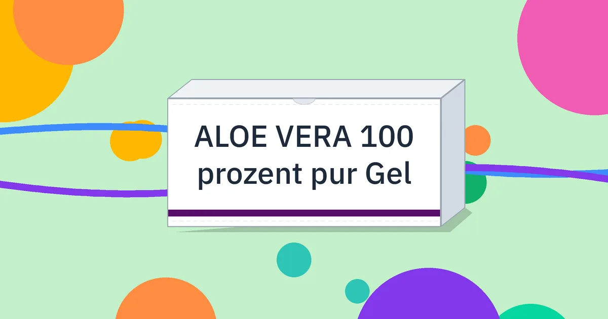 Symbolbild: Packung mit der Aufschrift ALOE VERA 100 prozent pur Gel (PZN 03567121) – Verfügbarkeit und Bezug in Apotheken in Frankfurt am Main