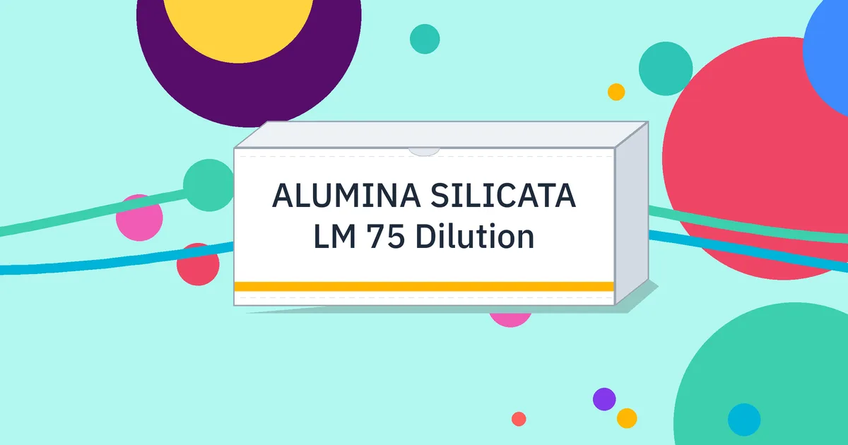 Symbolbild: Packung mit der Aufschrift ALUMINA SILICATA LM 75 Dilution (PZN 12759167) – Verfügbarkeit und Bezug in Apotheken in Frankfurt am Main