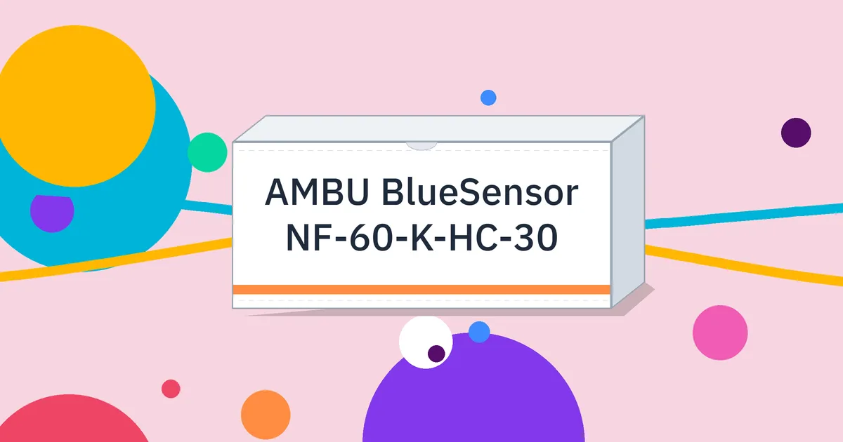 Symbolbild: Packung mit der Aufschrift AMBU BlueSensor NF-60-K-HC-30 (PZN 18708395) – Verfügbarkeit und Bezug in Apotheken in Frankfurt am Main