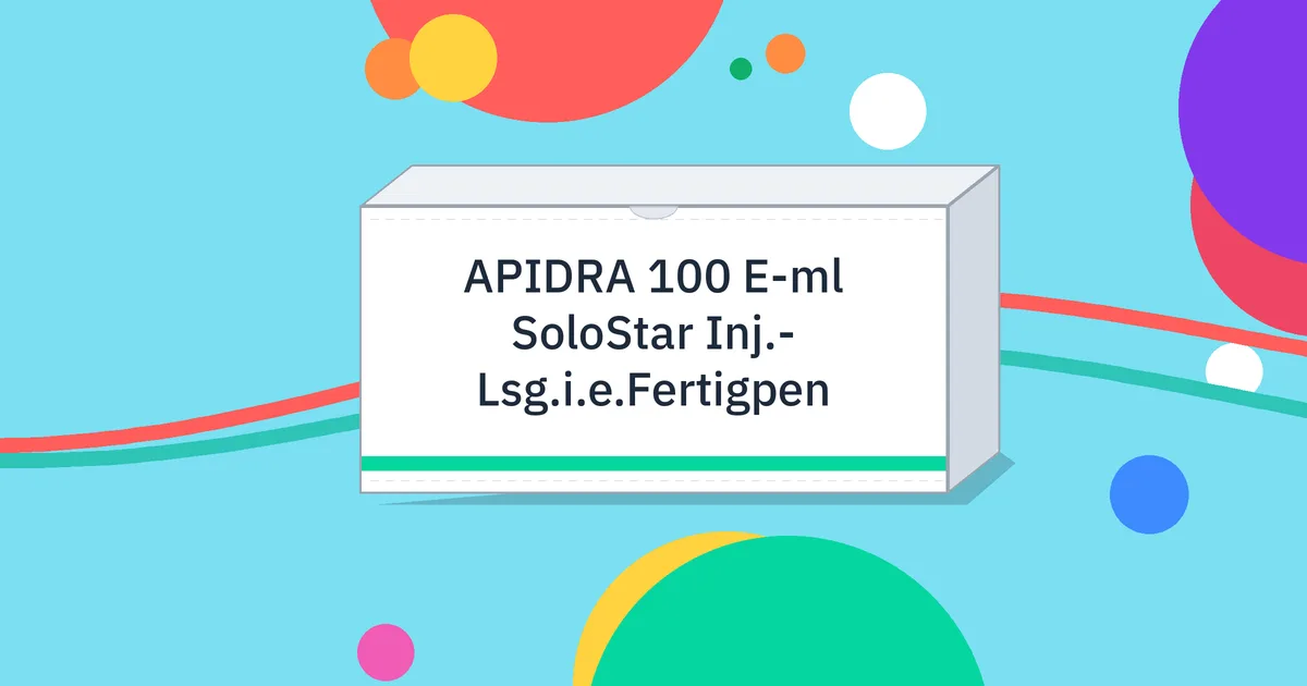 Symbolbild: Packung mit der Aufschrift APIDRA 100 E-ml SoloStar Inj.-Lsg.i.e.Fertigpen (PZN 07424418) – Verfügbarkeit und Bezug in Apotheken in Frankfurt am Main