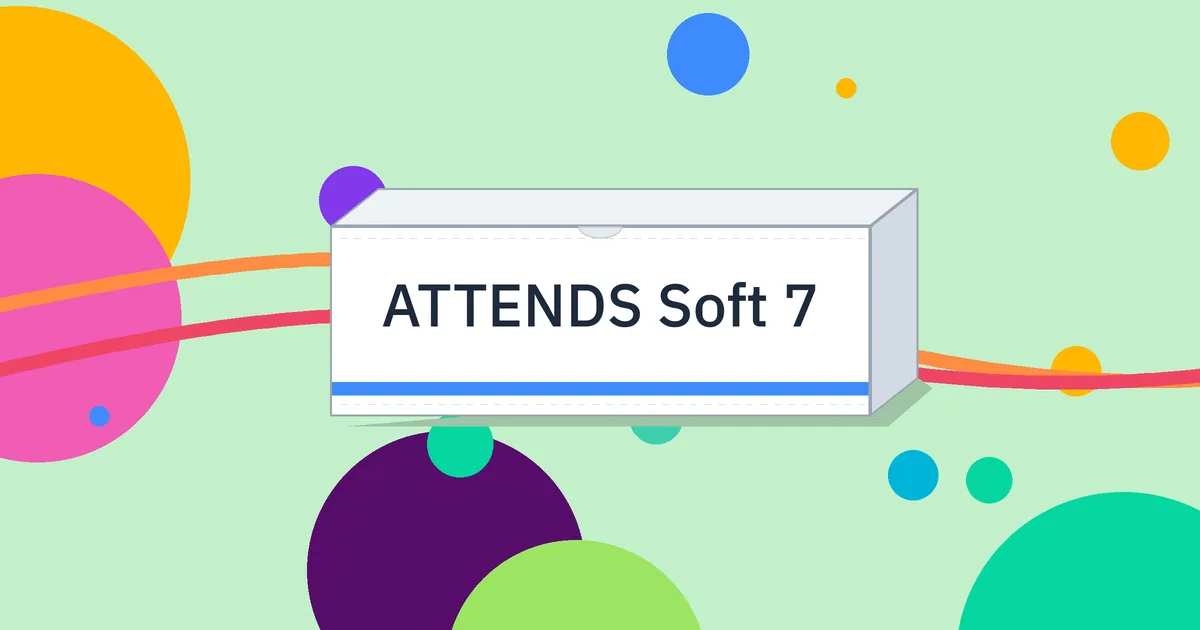 Symbolbild: Packung mit der Aufschrift ATTENDS Soft 7 (PZN 07182688) – Verfügbarkeit und Bezug in Apotheken in Frankfurt am Main