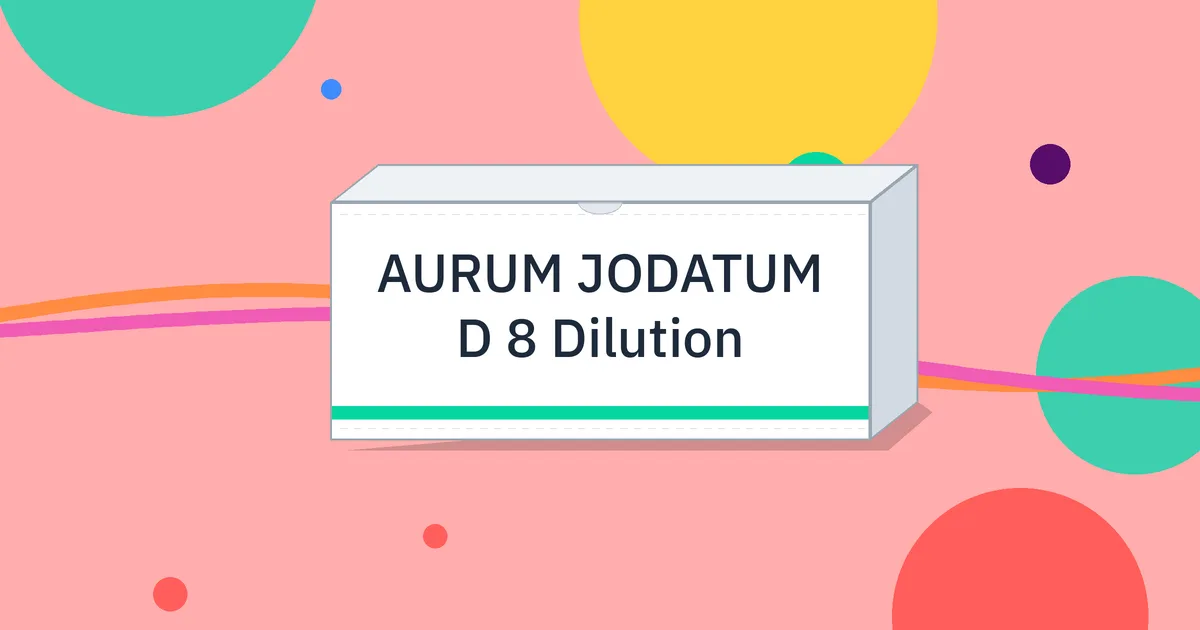 Symbolbild: Packung mit der Aufschrift AURUM JODATUM D 8 Dilution (PZN 02110879) – Verfügbarkeit und Bezug in Apotheken in Frankfurt am Main