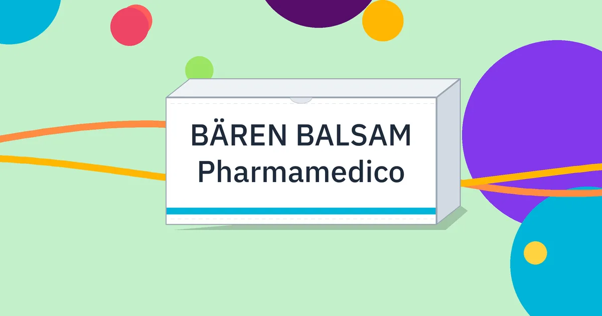 Symbolbild: Packung mit der Aufschrift BÄREN BALSAM Pharmamedico (PZN 19961127) – Verfügbarkeit und Bezug in Apotheken in Frankfurt am Main