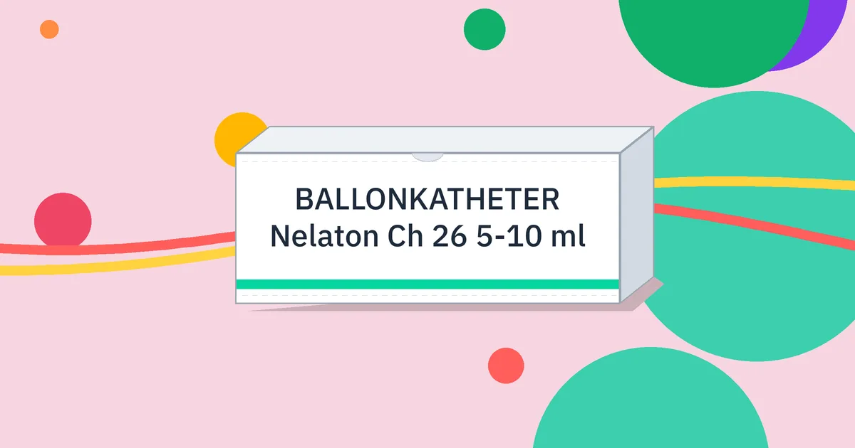 Symbolbild: Packung mit der Aufschrift BALLONKATHETER Nelaton Ch 26 5-10 ml (PZN 00181912) – Verfügbarkeit und Bezug in Apotheken in Frankfurt am Main